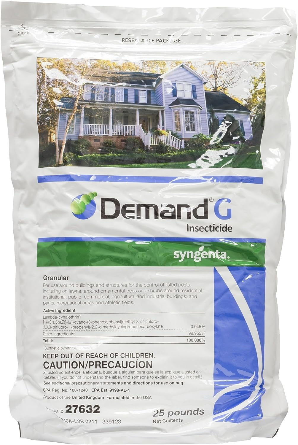 Demand G Insecticide Granules Provides Protection Against 30 Insect Species 25 Lb Bag By