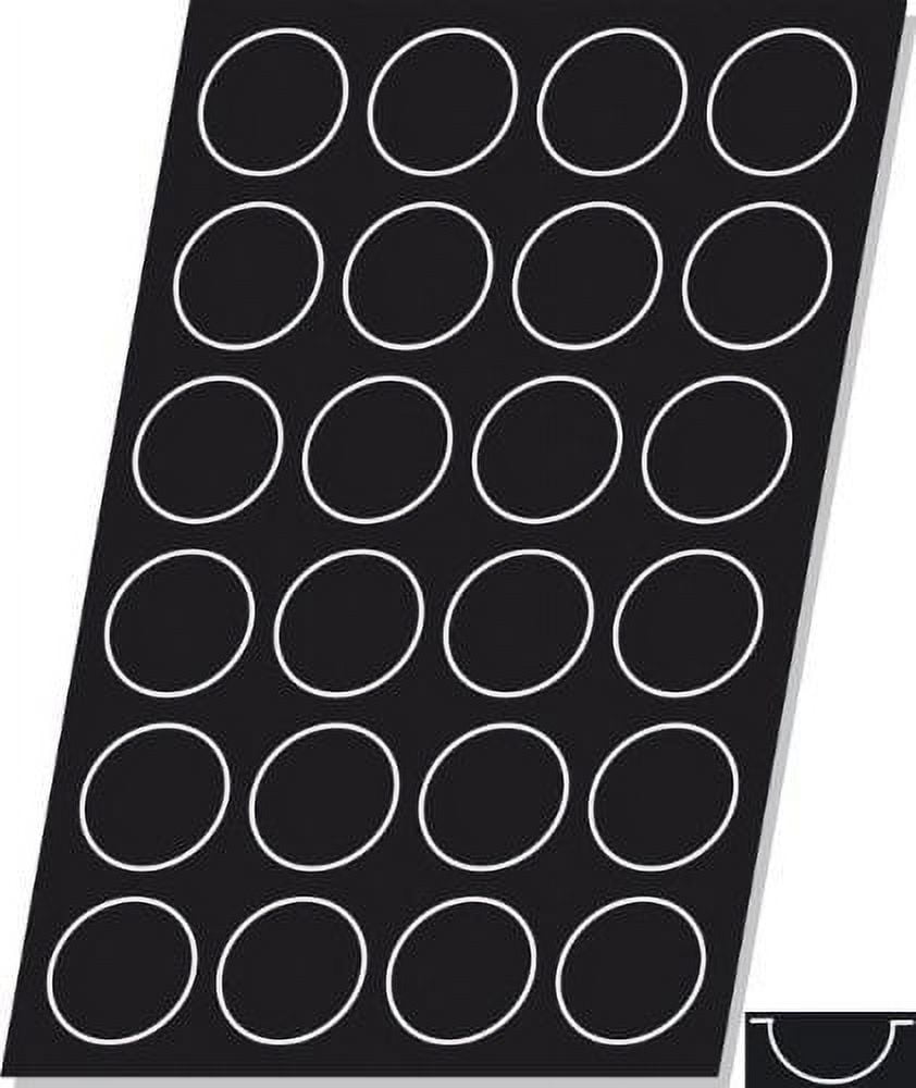 Demarle M370 N Non-Stick 24-Form Flexipan Large Half-Sphere Mold ...