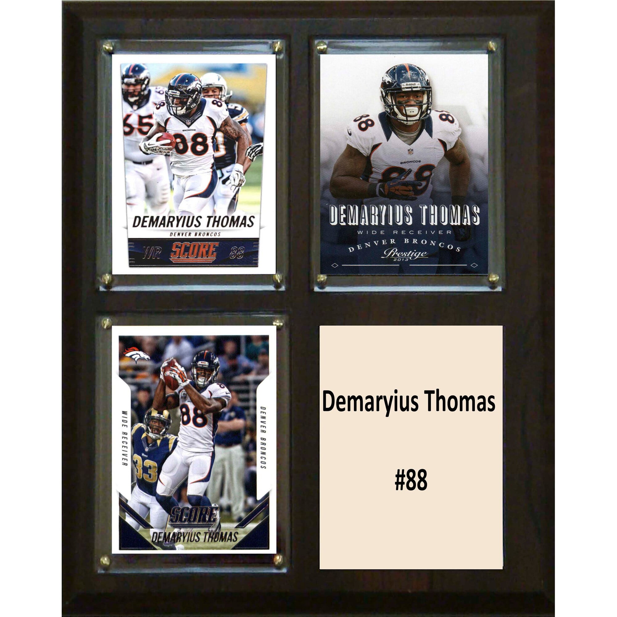 Demaryius Thomas Denver Broncos 8'' x 10'' Plaque - Walmart.com