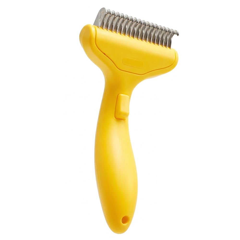 Dematting Comb for Dogs and Cats, Undercoat Rake Comb for Shedding ...
