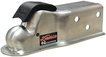 Demco 2"" Bolt-on Coupler for 3"" Wide Tongue EZ-Latch 7,000lb Capacity, Silver - Walmart.com