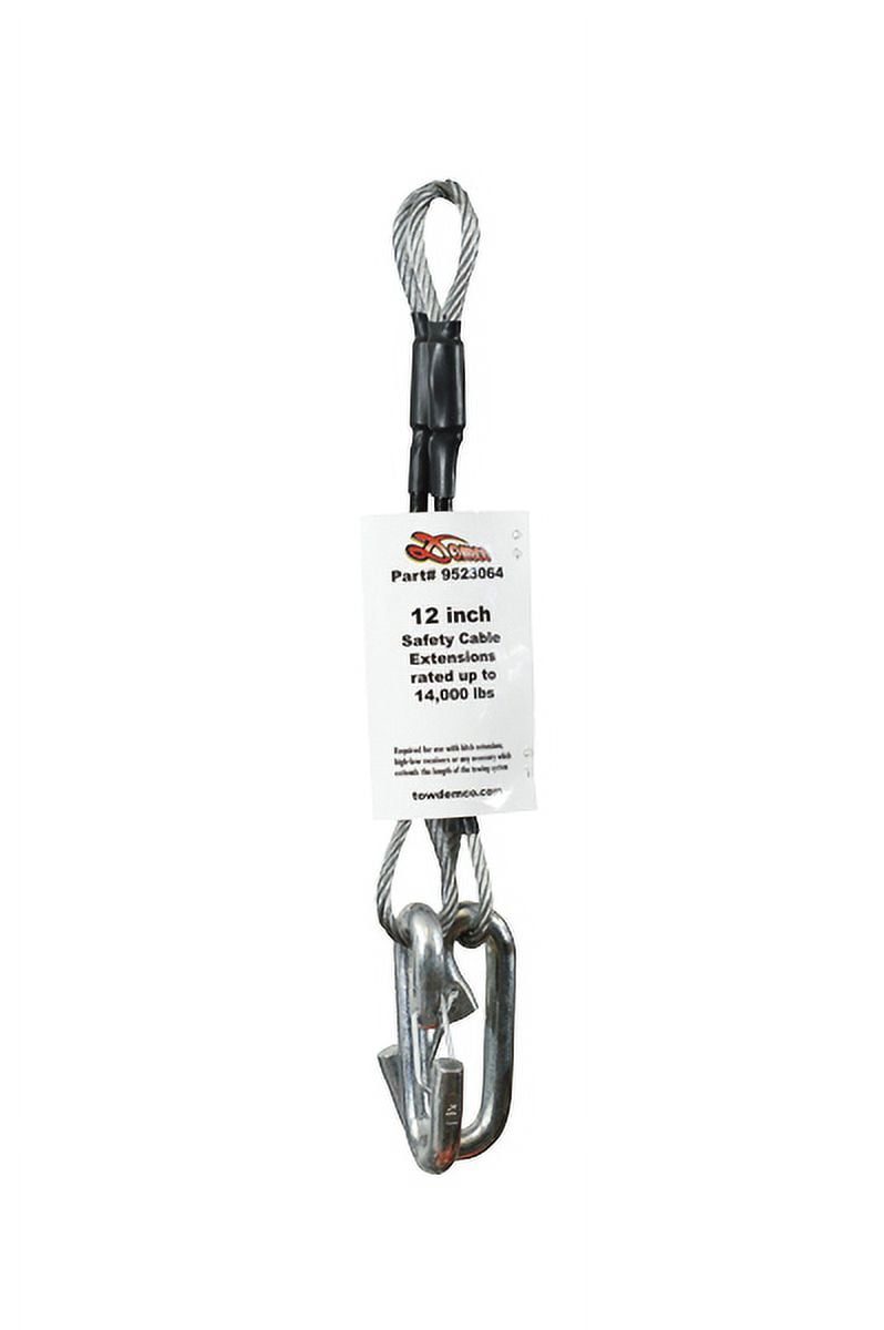 Demco 9523064 Safety Cable Extensions - 12" - Walmart.com