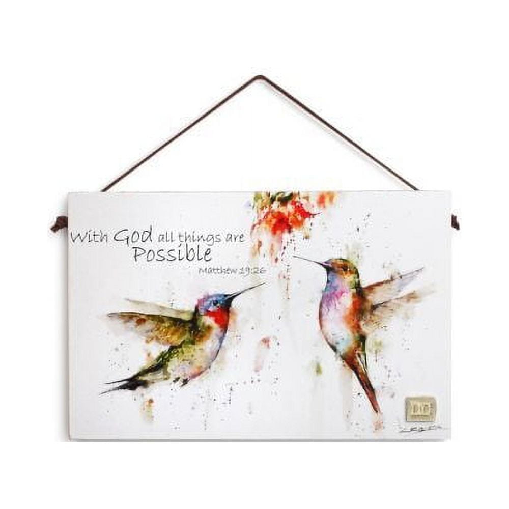Demdaco Big Sky Carvers Hummingbird Inspiring Wall Plaque - Walmart.com