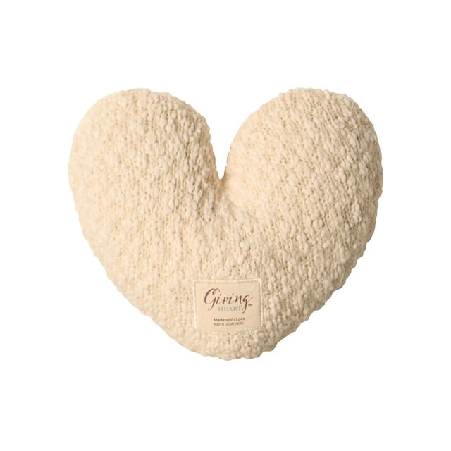 Demdaco Giving Heart Weighted Pillow - Heart Shaped Heavy Pillow - Gift ...