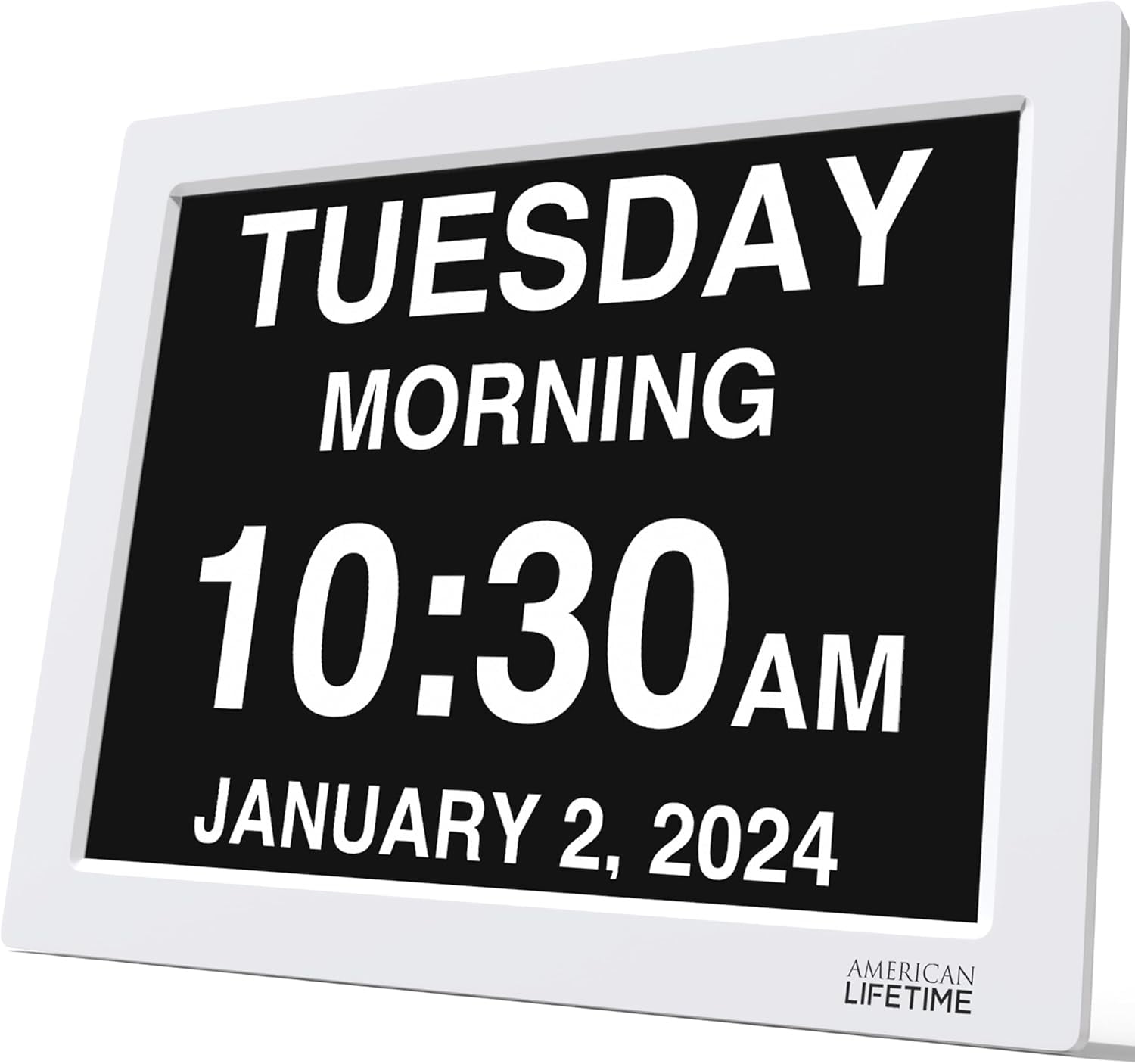 Dementia Clock Large Digital Clock for Seniors, Alzeimer Clock Large ...