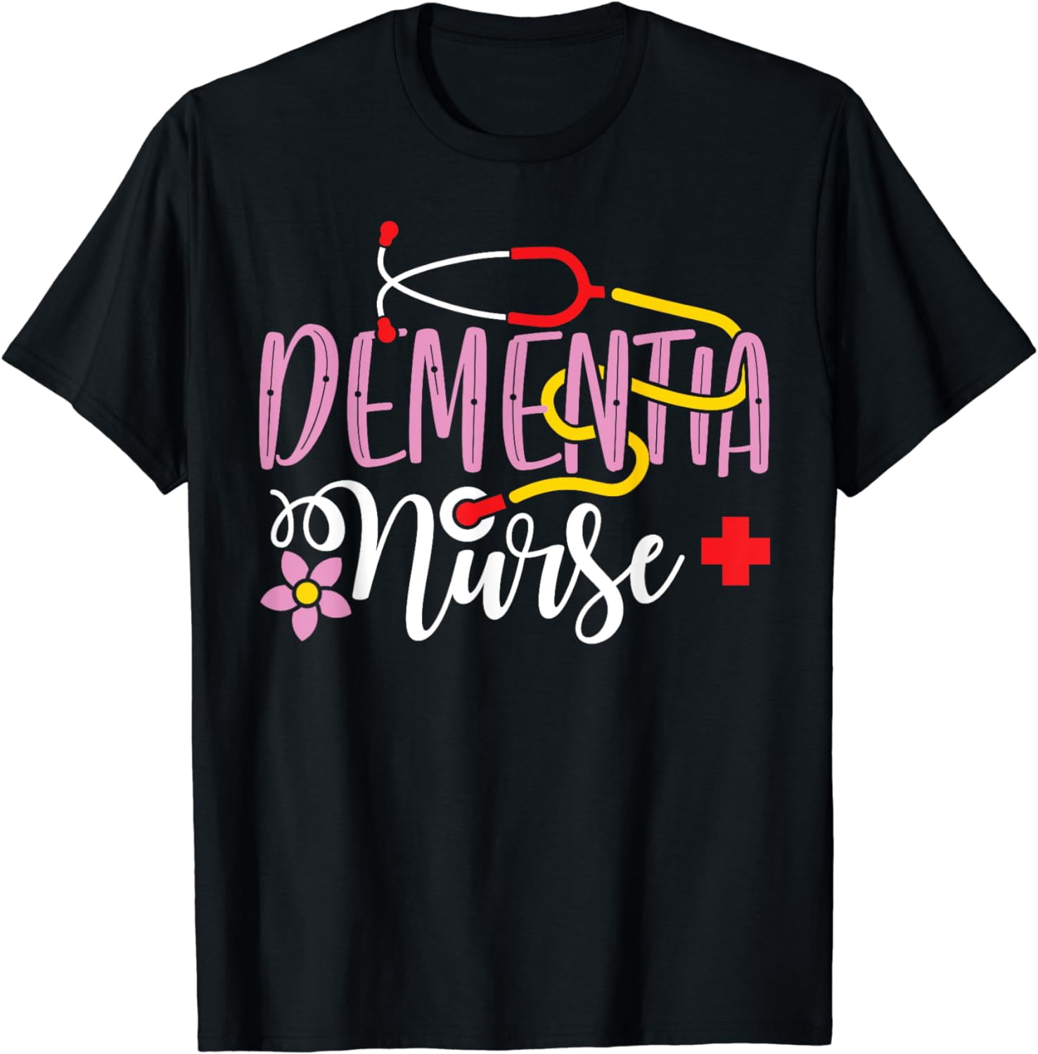 Dementia Nurse Caregiver Awareness - Nursing Home Nurse Cotton T-Shirt ...