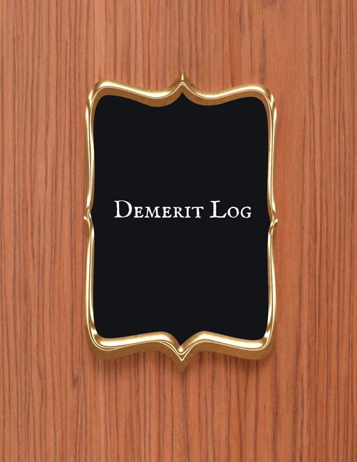 Demerit log : Demerit Log Sheet Organizer- Reference Point Register for ...