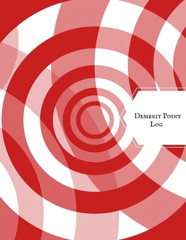 Demerit point log : Demerit Log Sheet Organizer- Reference Point ...
