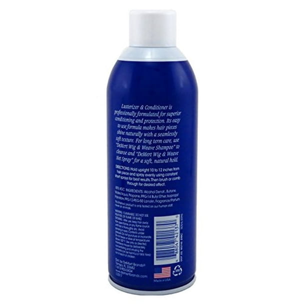 Demert Wig Lusterurizer & Conditioner 9.76 Ounce Aerosol (288.6ml) (3 ...