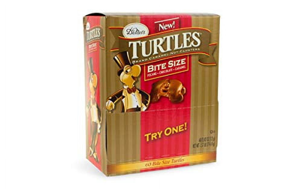 Turtles Original Bite Size Caramel Nut Clusters - 60ct Brown - Walmart.com