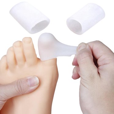 ZenToes Closed Toe Caps Fabric Sleeve Protectors with Gel Lining, 5 ...