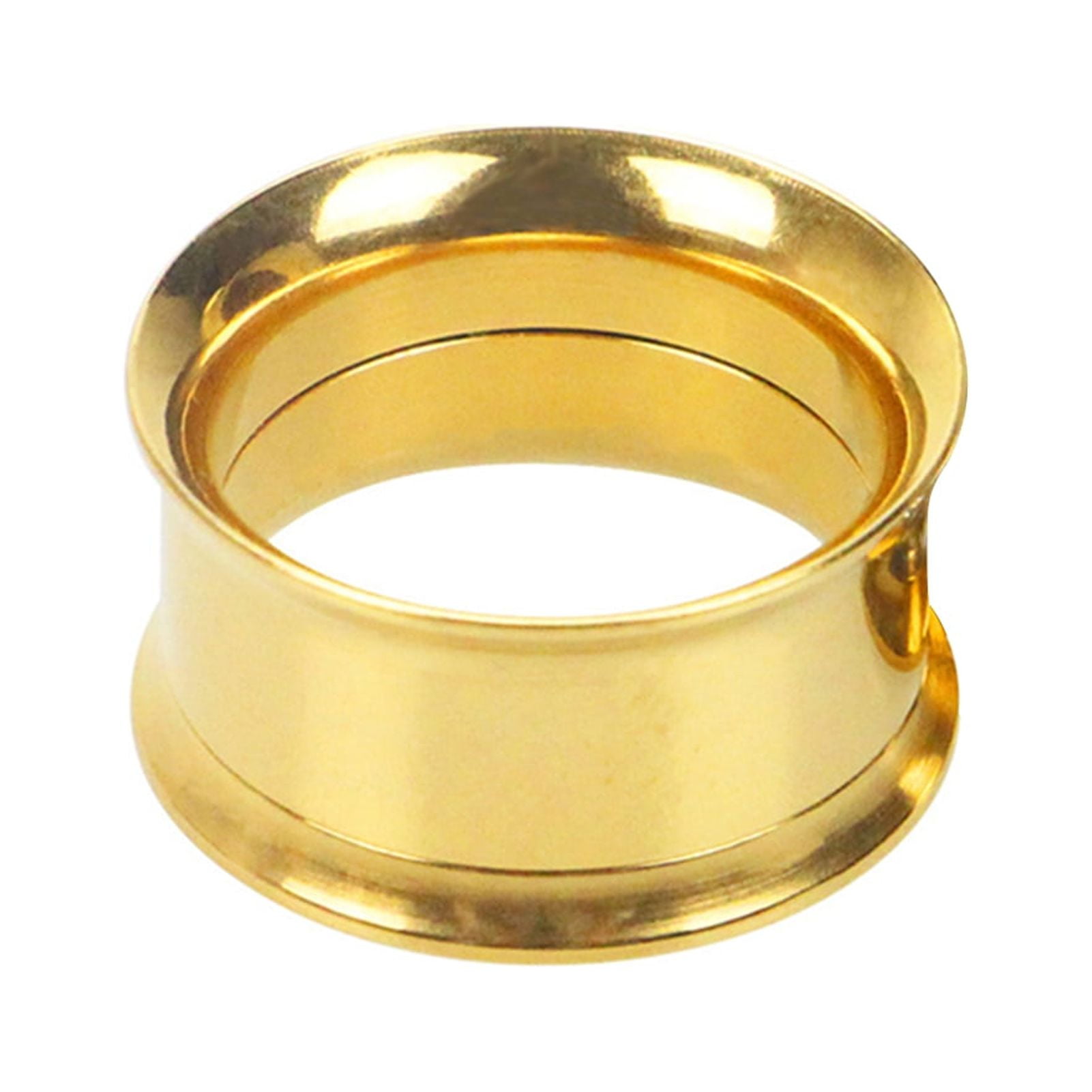 Demete 1Pc Ear Expander Solid Color Skin-friendly Stainless Steel ...