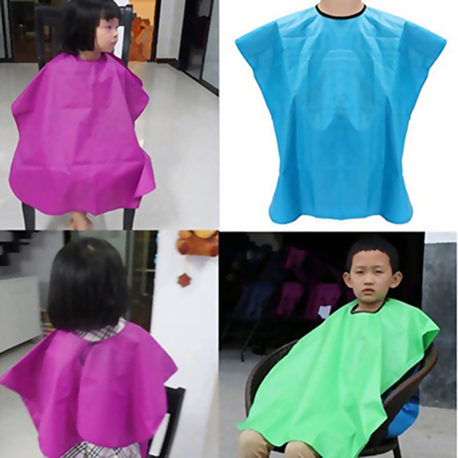 Demete Barbers Tools Child Haircut Cloth Hairdressing Cape Waterproof ...