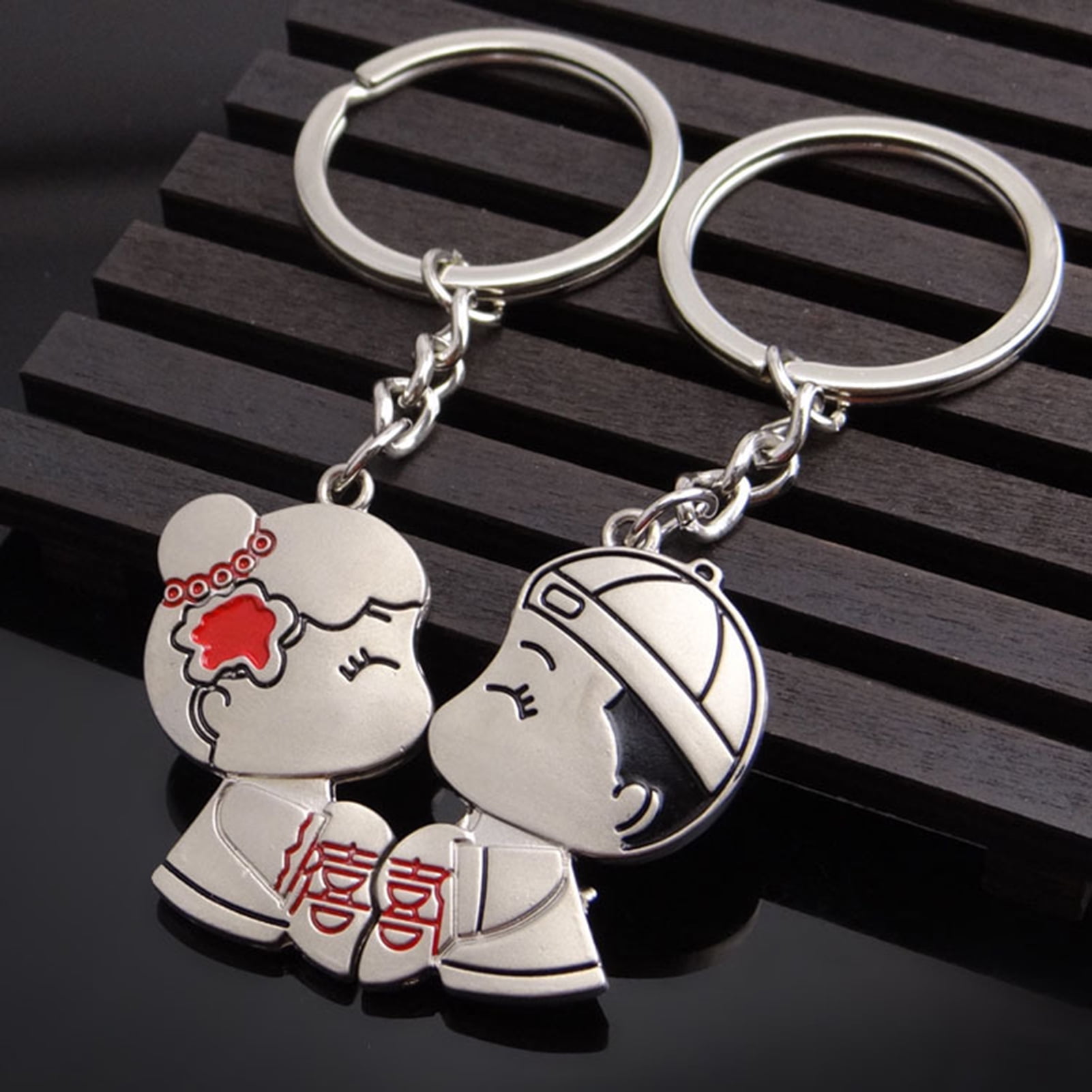 Demete Cartoon Keychain with 3D Effect, Zinc Alloy Keyring Fob for ...