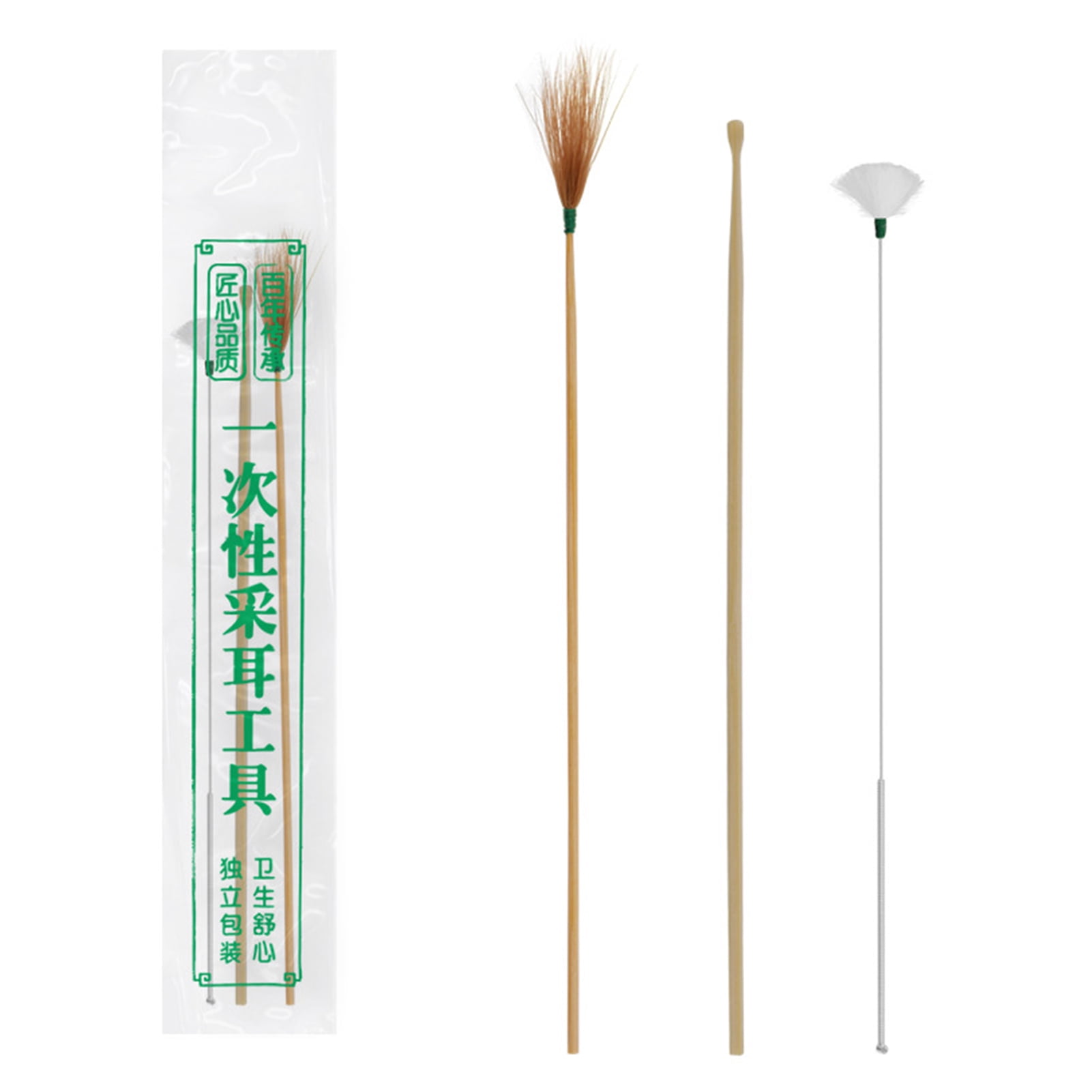 Demete Ear Wax Remover Spiral Head Ear Pick, Long Handle Ear Picking ...