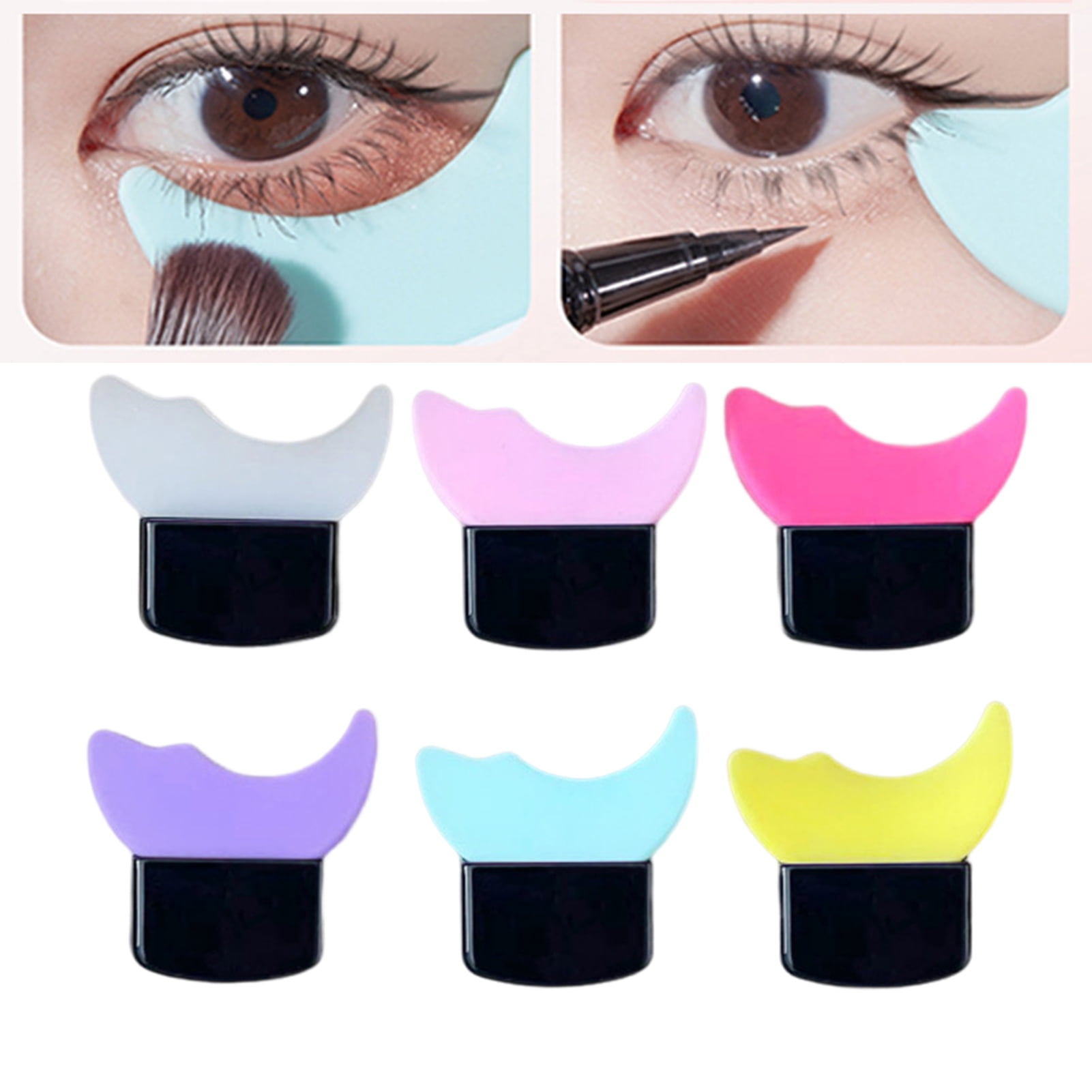 Demete Eyeliner Stencils Eye Makeup Mascara Baffle Eyeshadow Template ...