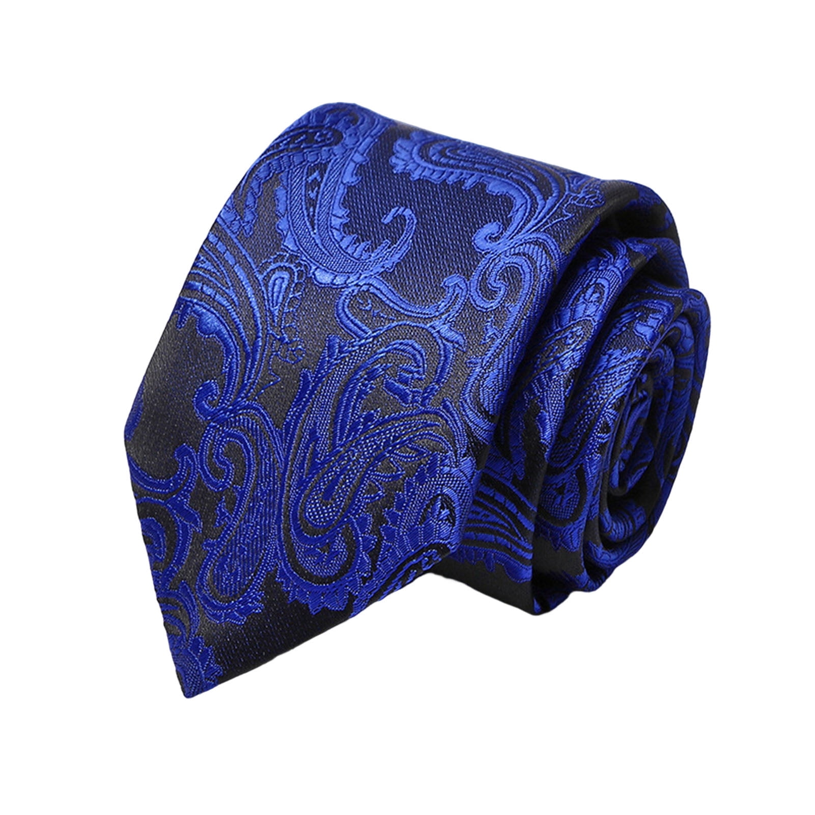 Demete Formal Tie Business Tie Adjustable Firm Stitching Embroidery ...