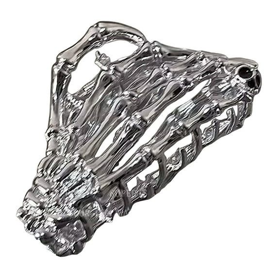 Demete Halloween Hair Claw Clips Spider Web Or Skeleton Designs and ...