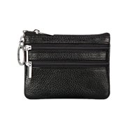 Compact Key Chain Organizer With Leather Strap, Smart Key Ring Holds 8 ...