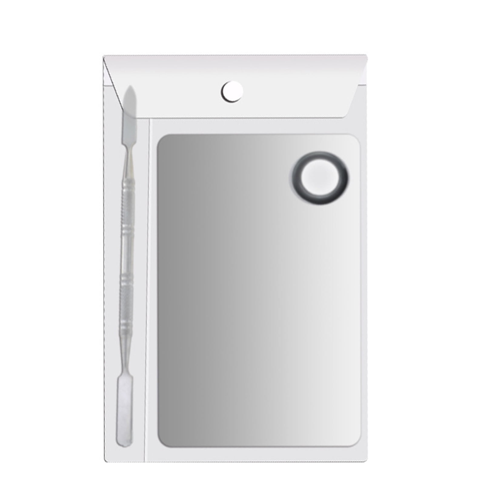 Demete Stainless Steel Makeup Mixing Palette, Multifunctional Color ...