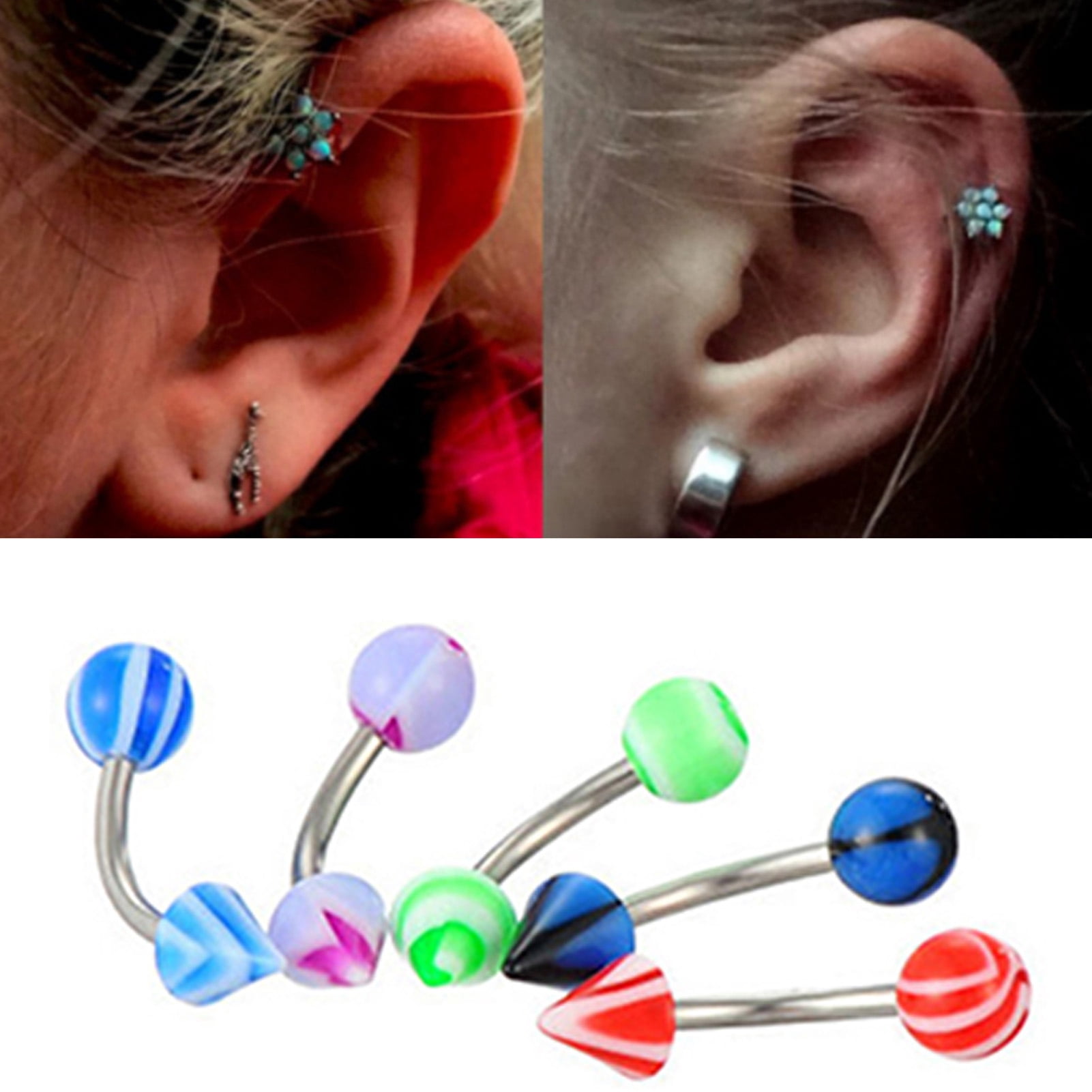 Demete Stylish Stainless Steel Navel Ring Belly Piercing for Party ...