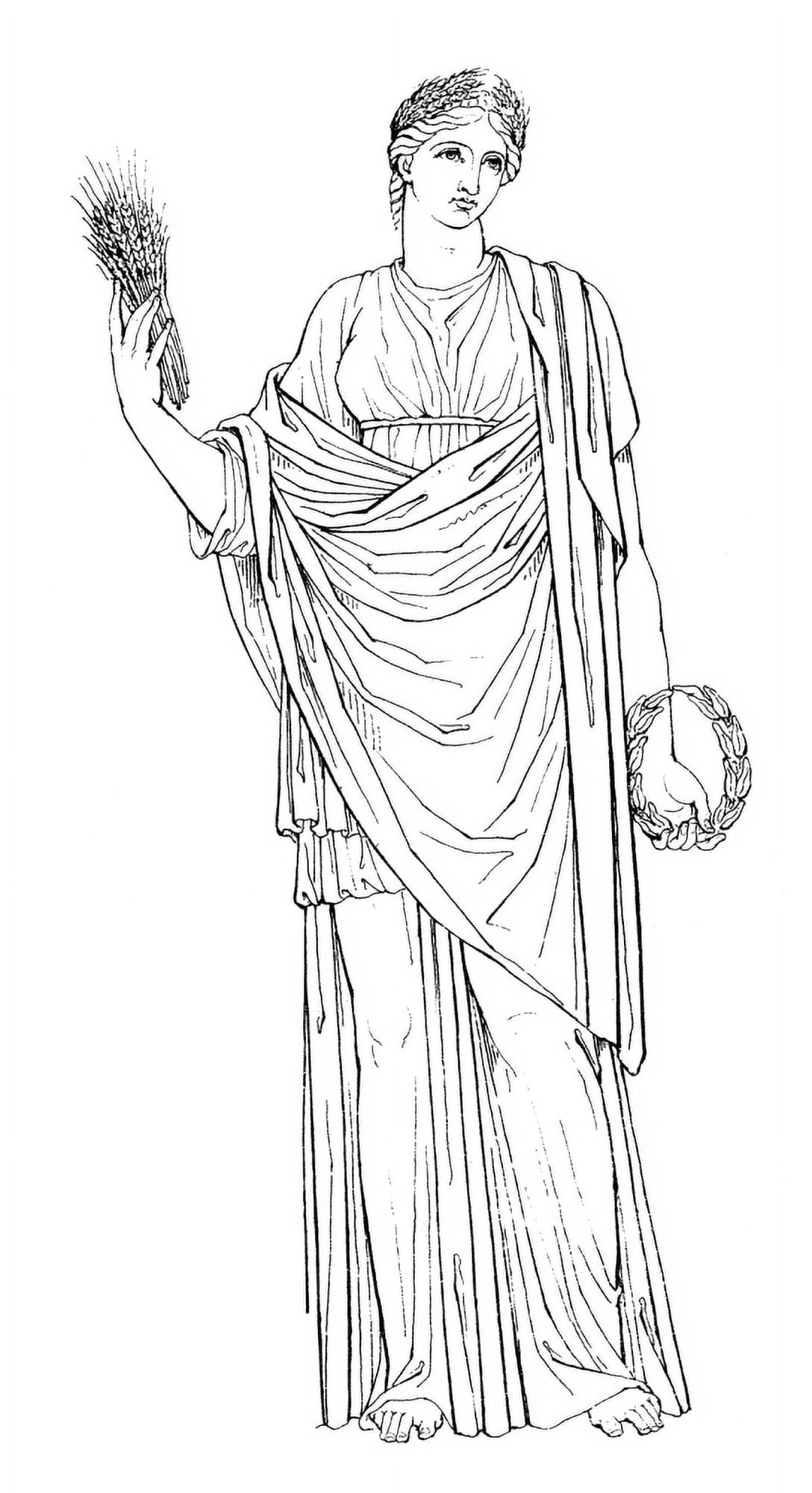 Demeter Coloring Pages