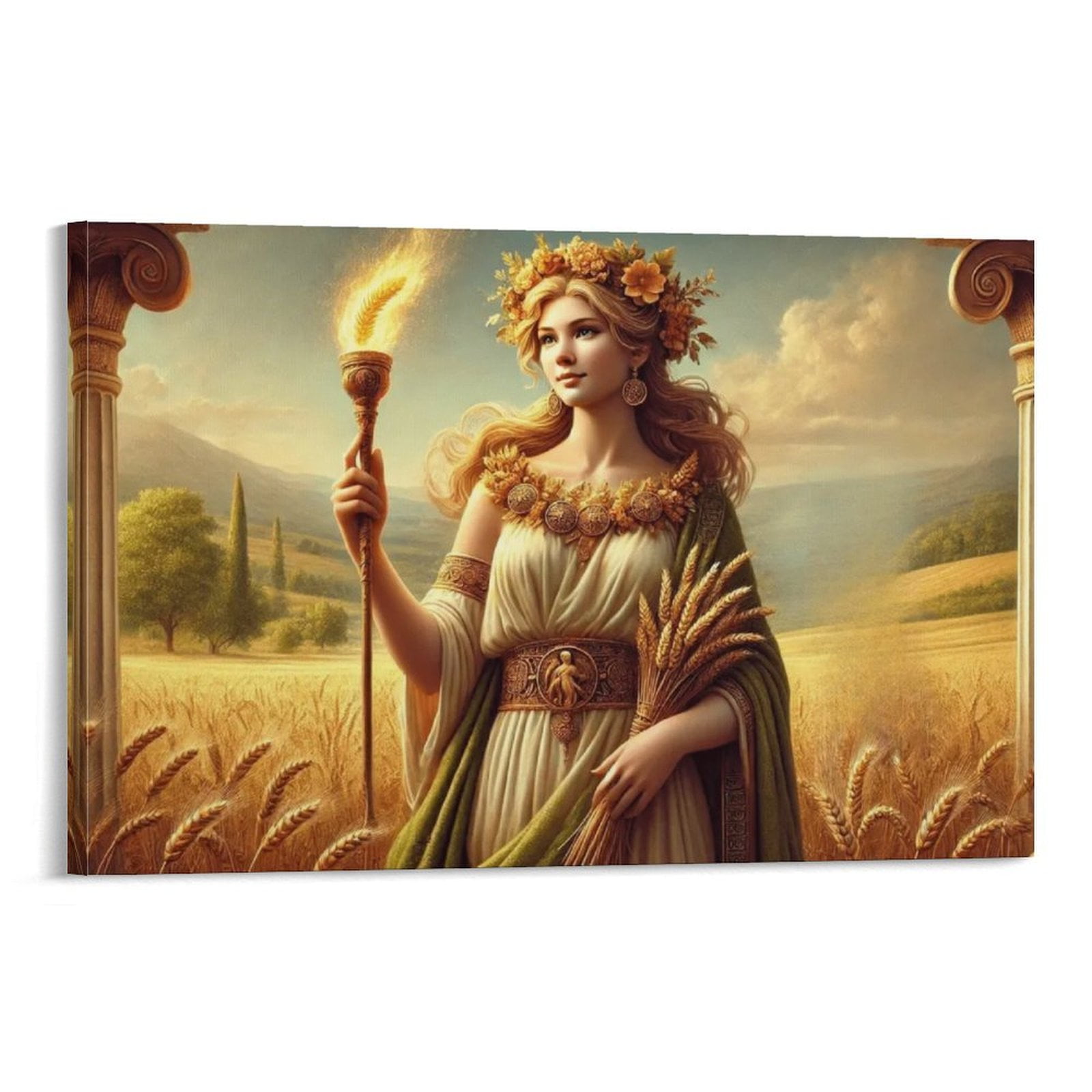 Demeter - Gods of The Harvest Greek Mythology Poster Print Photo Art ...