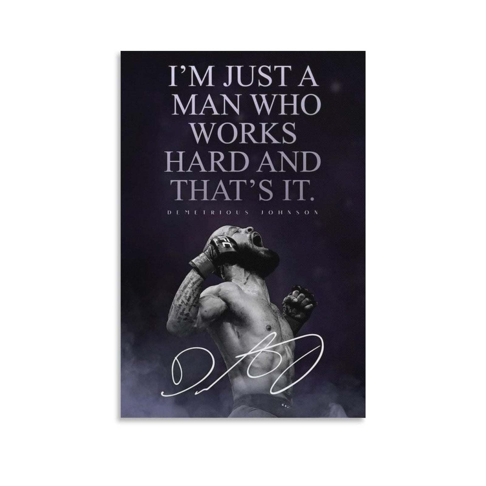 Demetrious Johnson Canvas Poster Canvas Wall Art Poster Decorative ...