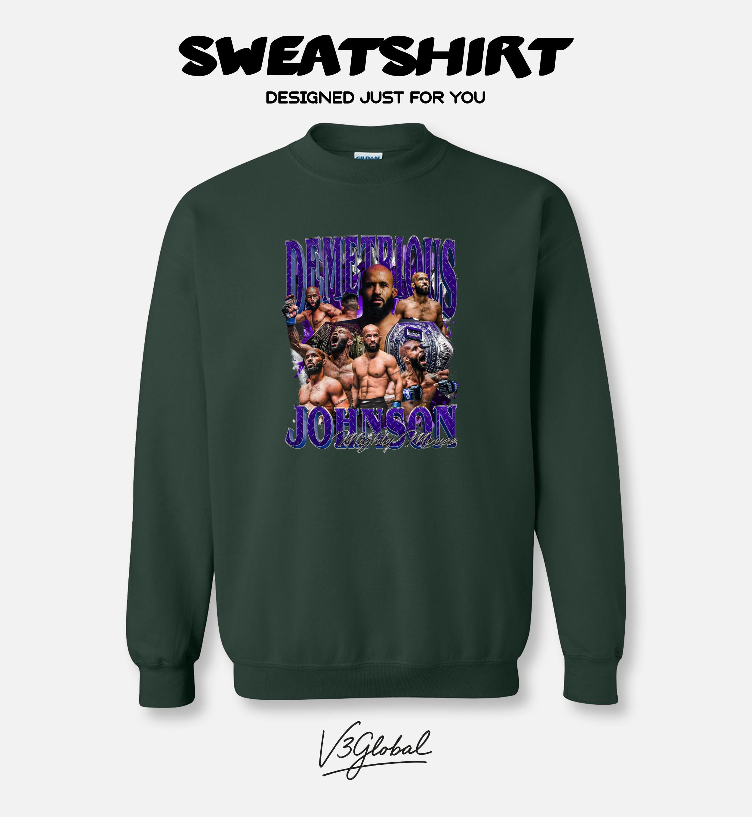 Demetrious Johnson High Quality UFC Mighty Mouse MMA Fighter Champion ...