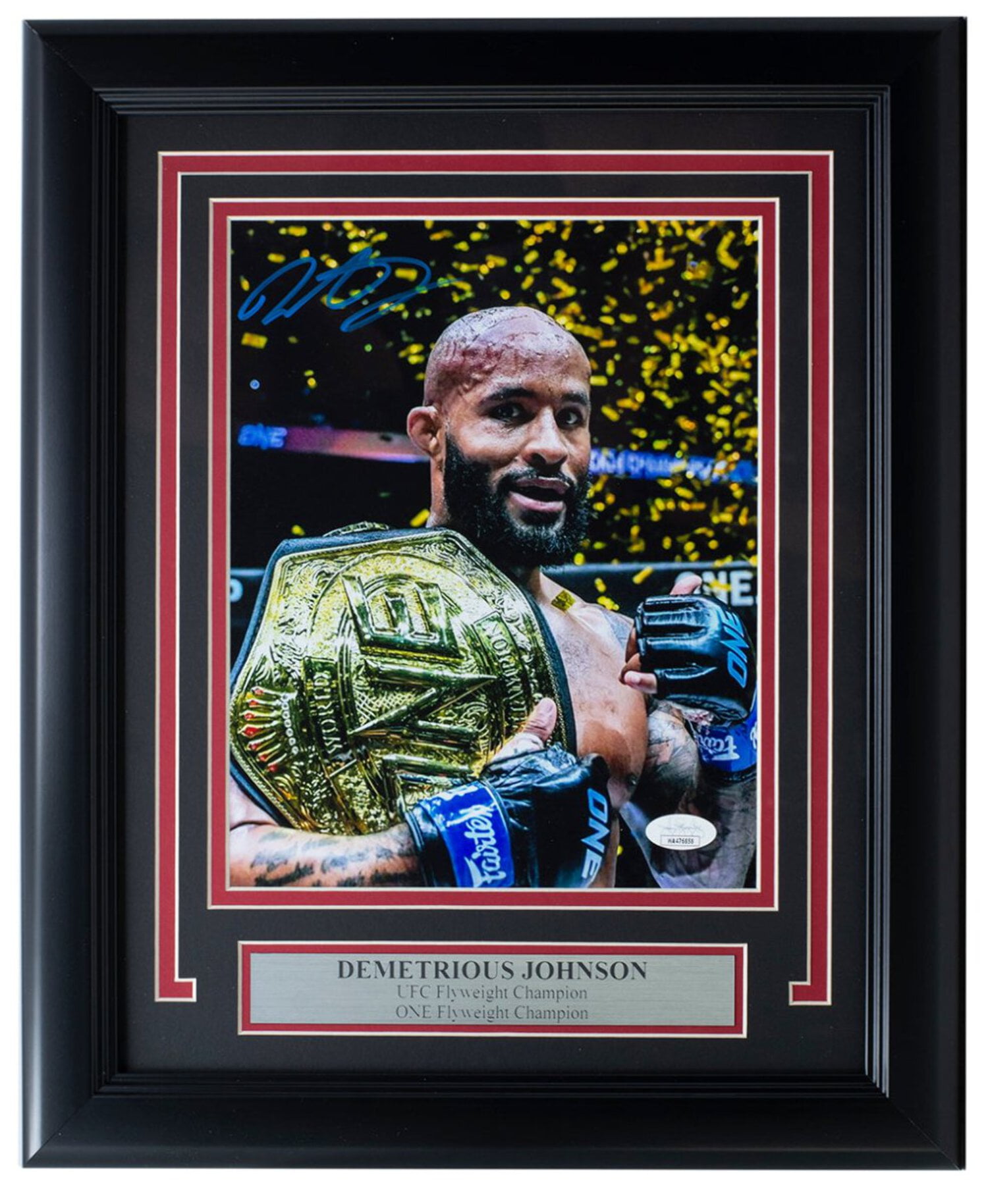 Demetrious Mighty Mouse Johnson Signed Framed 8x10 MMA Photo JSA - Walmart.com