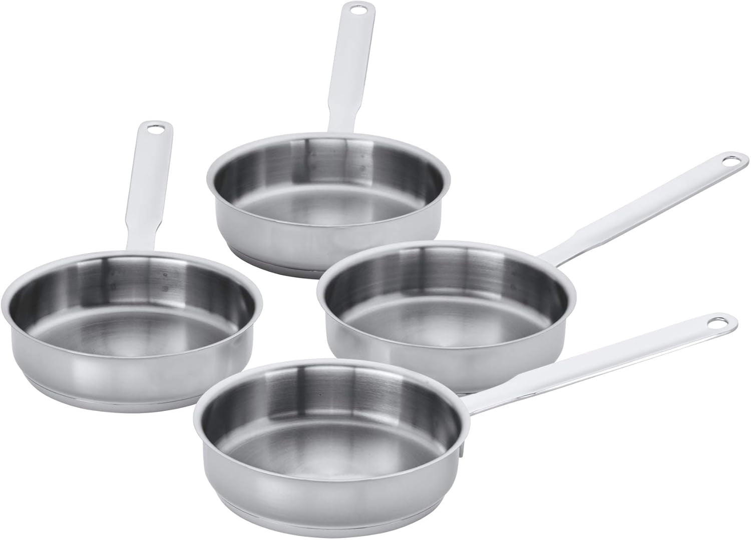 Demeyere Resto Mini Saute Pan Set, Silver, 4-Piece - Walmart.com