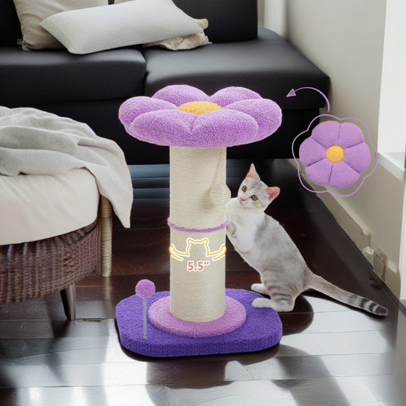 Demi Bonn 23" Cat Scratching Post, Small Cat Scratcher Tree for Indoor ...