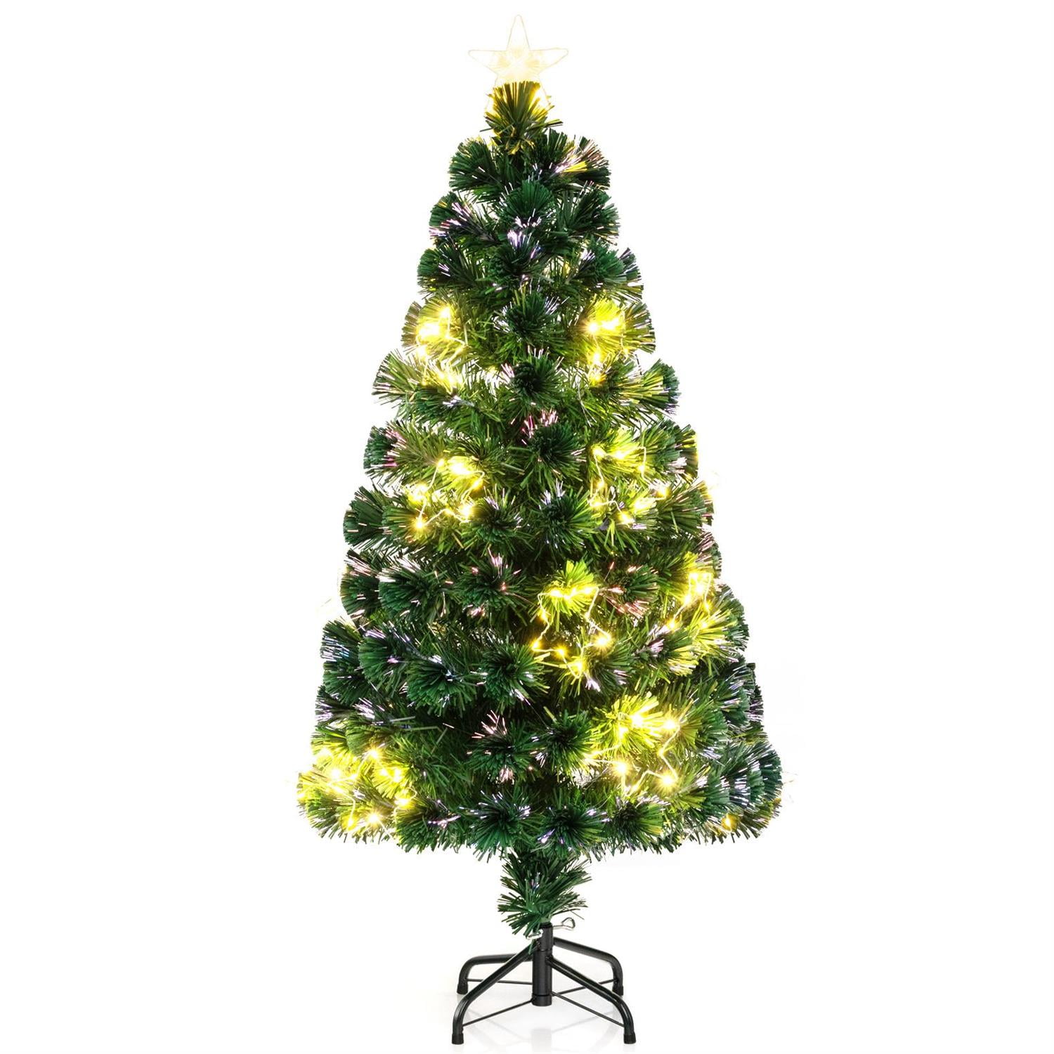 Demi Bonn 4 FT Green Pre-Lit Tree - Top Star Light, Fairy Lights, Flame ...