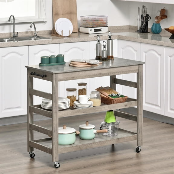 Stainless Steel Shelf Trolley