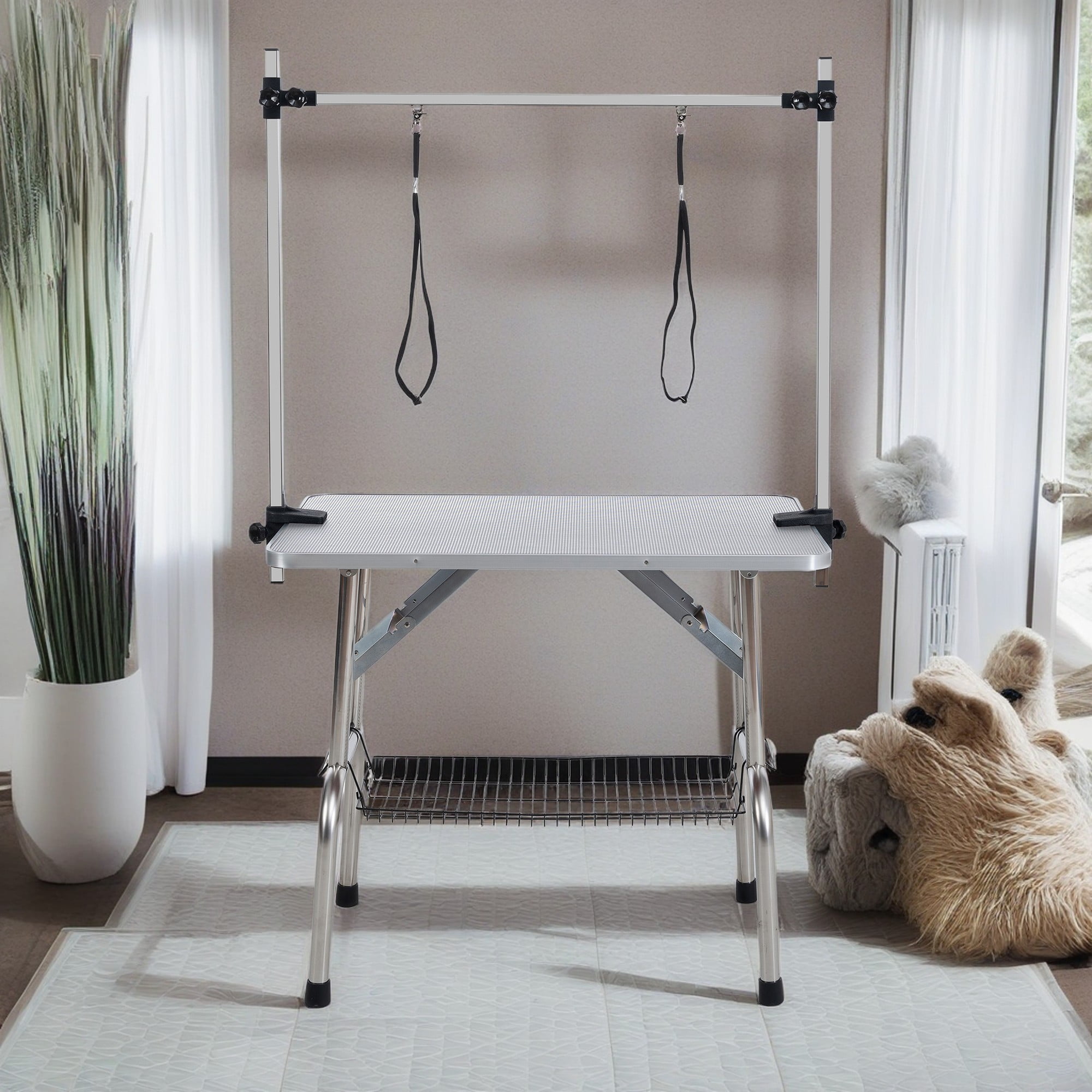 Demi Bonn 46" Pet Grooming Table for Large Dogs Adjustable Height ...