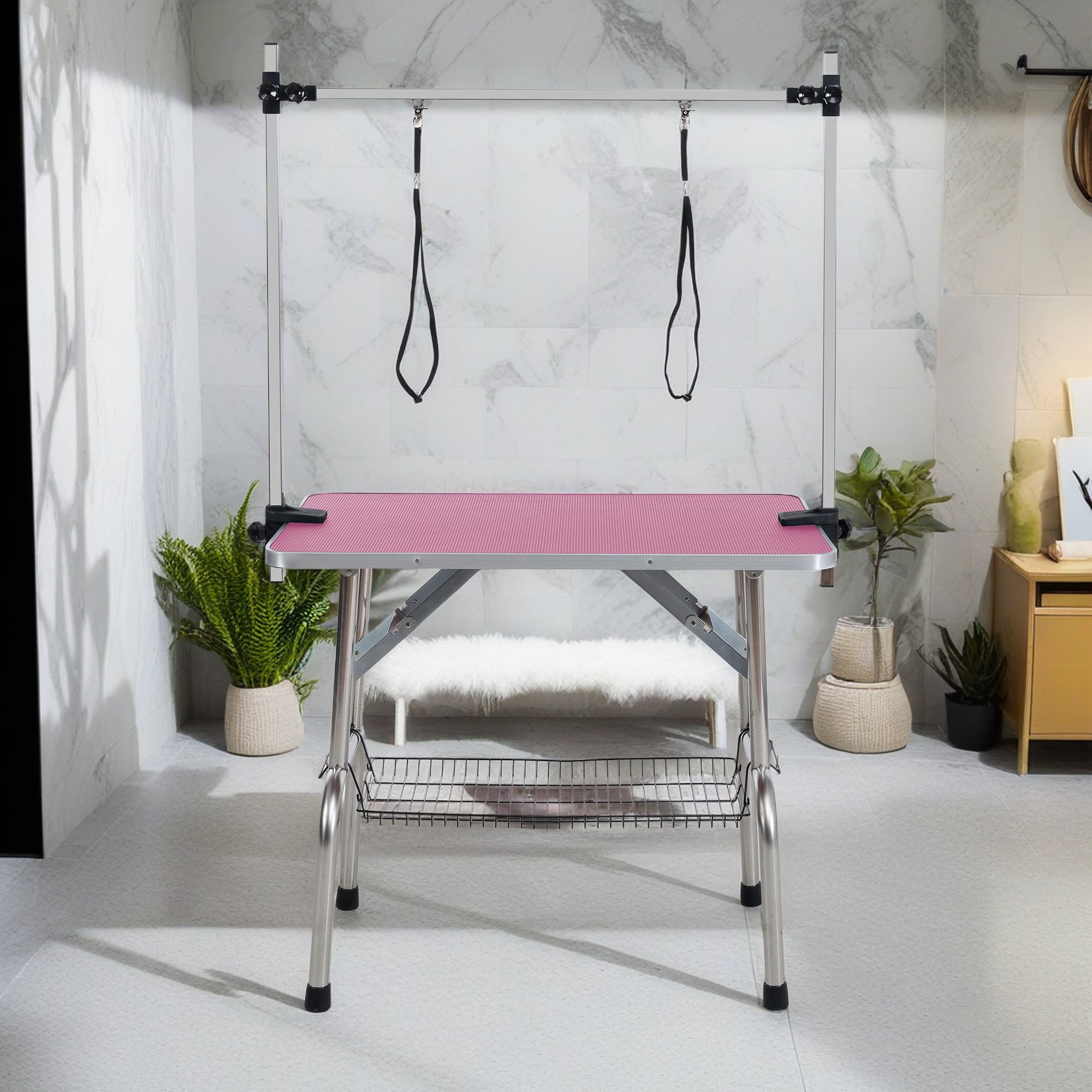 Demi Bonn 46" Pet Grooming Table for Large Dogs Adjustable Height ...