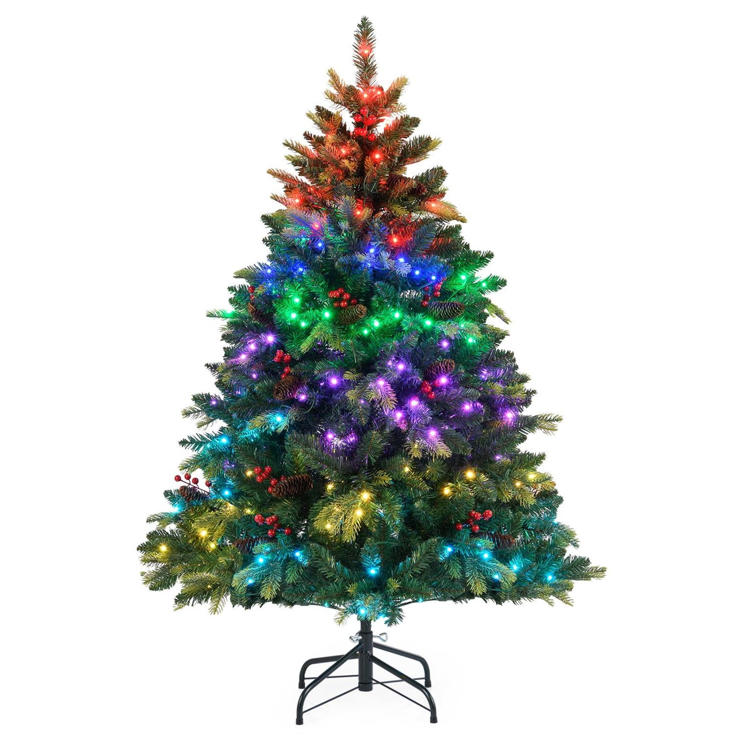 Demi Bonn 5 FT Green Pre-Lit Artificial Christmas Tree - 584 Branch ...