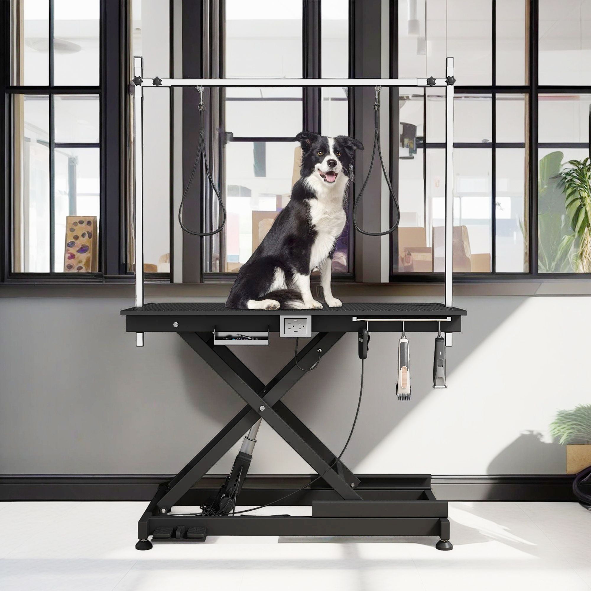 Demi Bonn 50" Heavy Duty Electric Lifting Pet Grooming Tables for Large ...