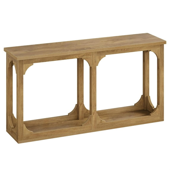 Demi Bonn 63" Farmhouse Console Table with Storage - Entryway Sofa ...