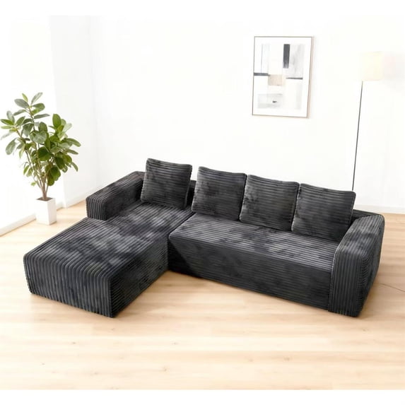 Demi Bonn Cloud Sectional Couch with L - Shape Chaise - Modular, Deep ...