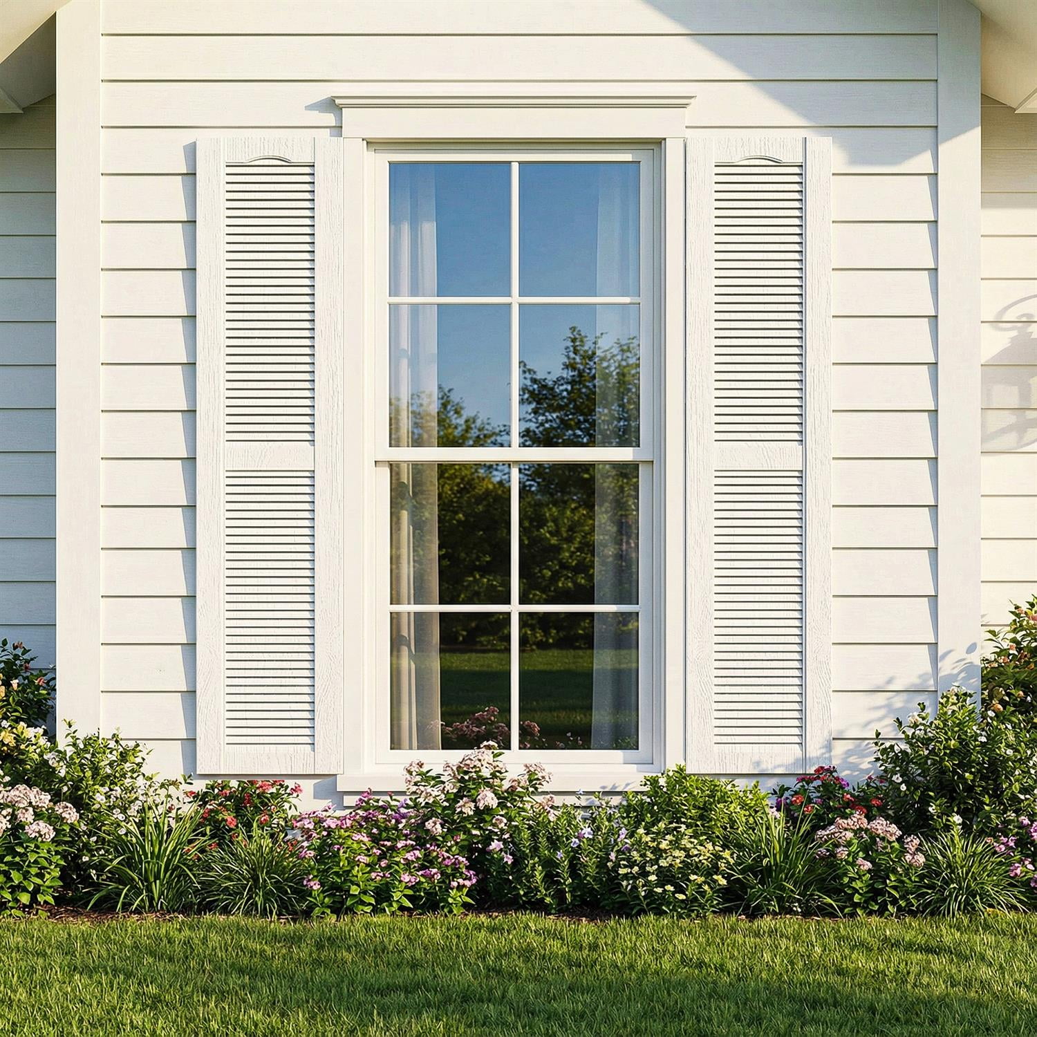 Demi Bonn Exterior Window Shutters - Indoor & Outdoor Use, Weather ...