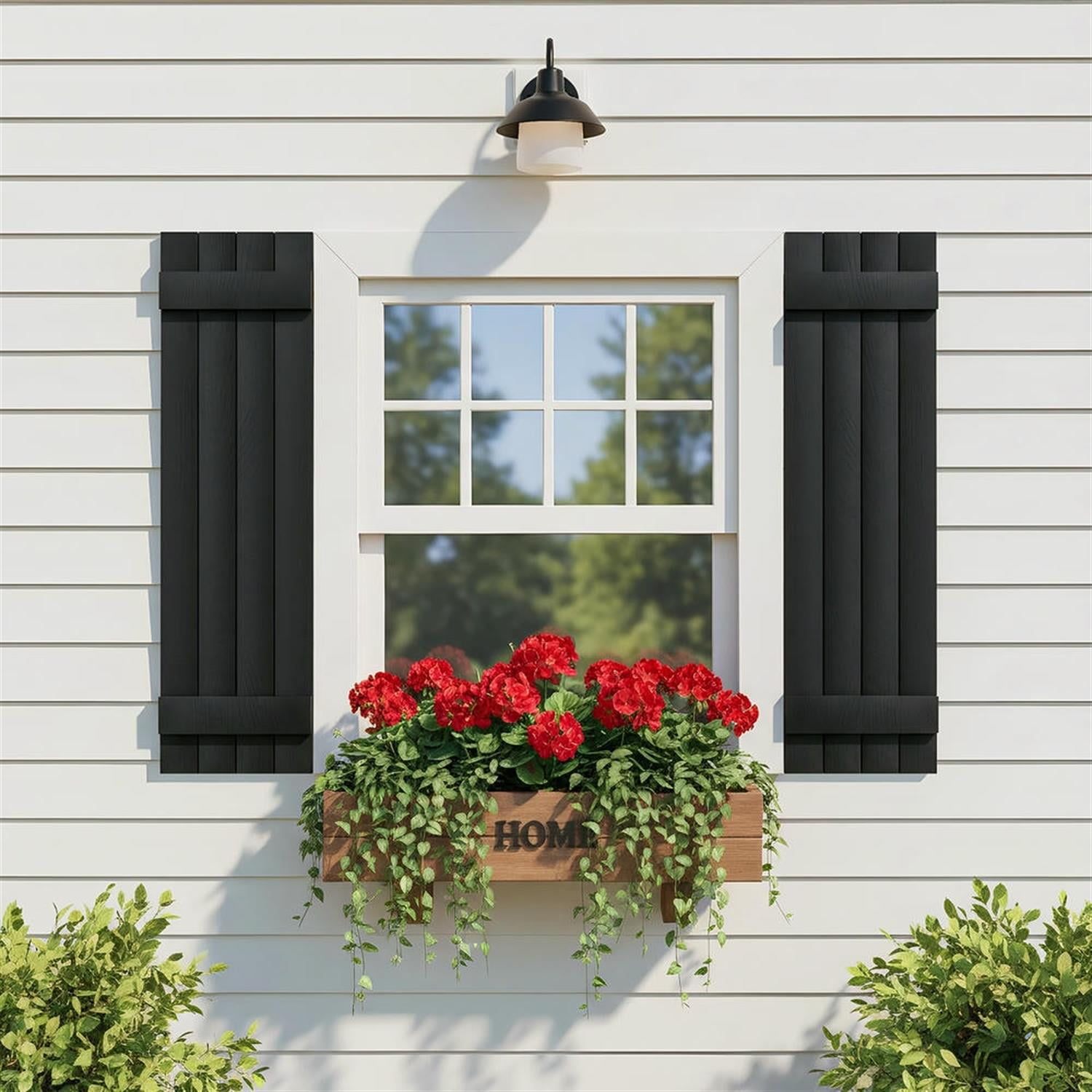 Demi Bonn Exterior Window Shutters - Two horizontal bars, Weather ...