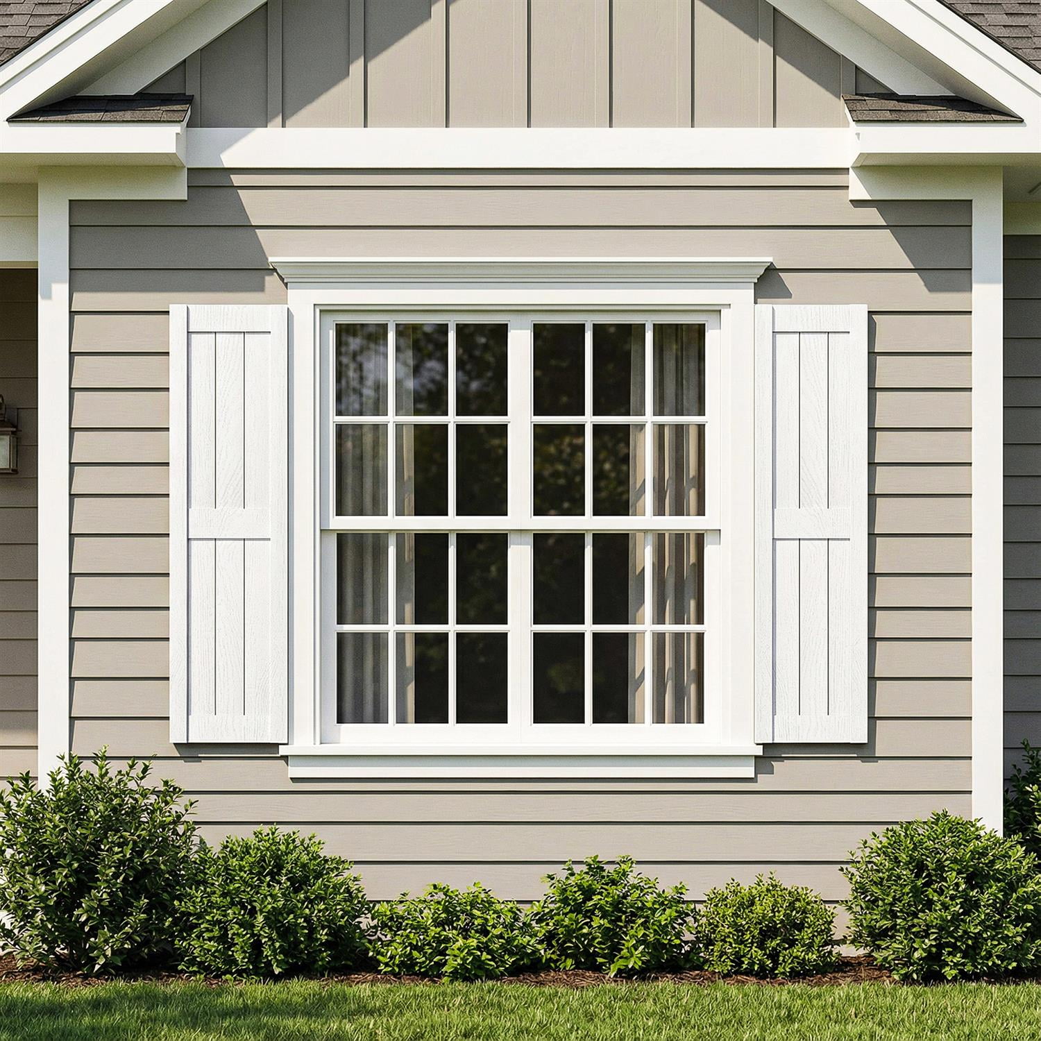 Demi Bonn Exterior Window Shutters - Vertical stripes, Weather ...