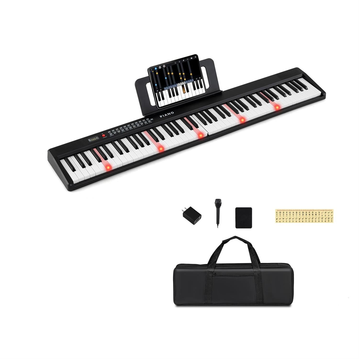 Demi Bonn Home & Stage 88-Key Keyboard Piano Set, 800 Timbres & 600 ...