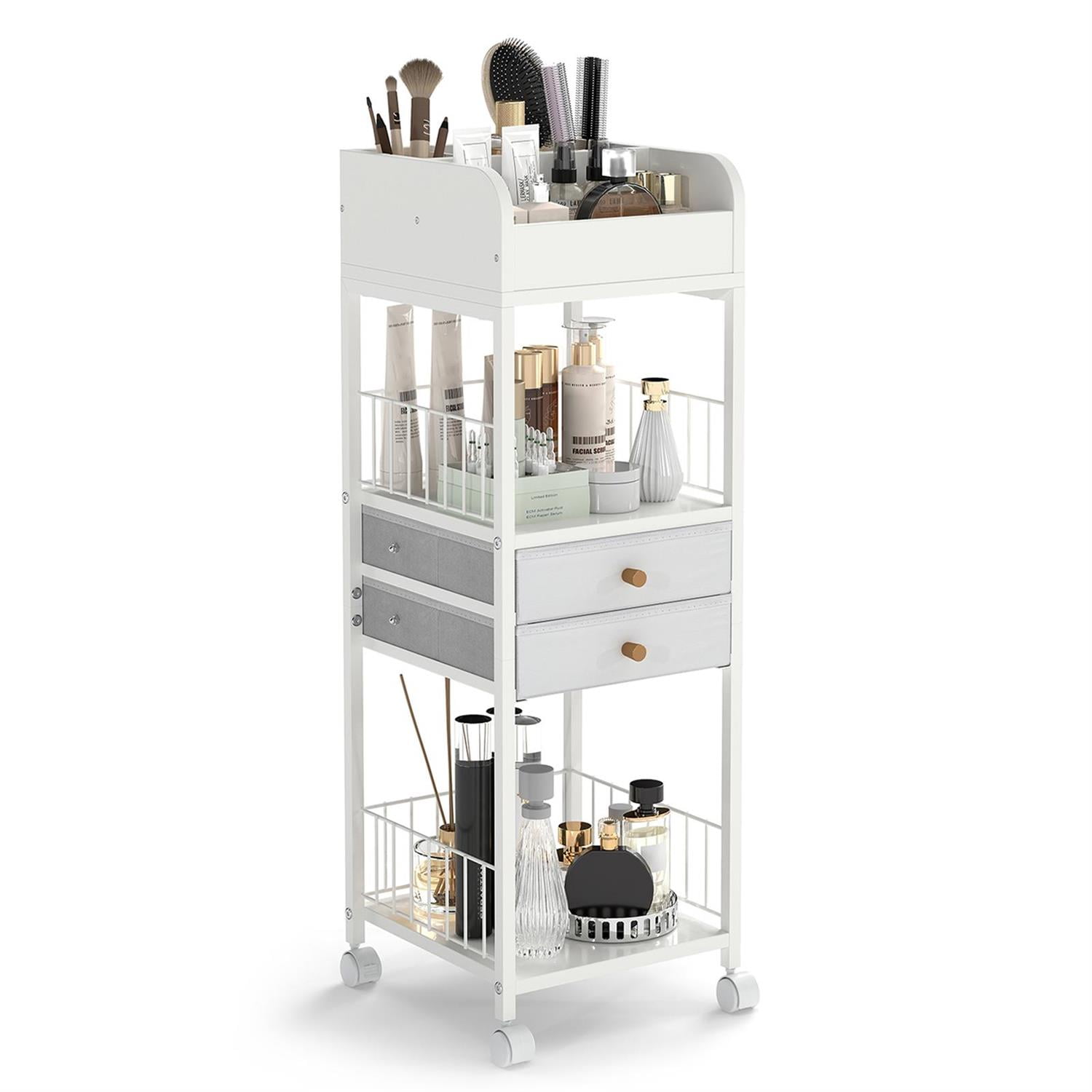 Demi Bonn Makeup Organizer Cart, 7 Open Compartments (Removable ...