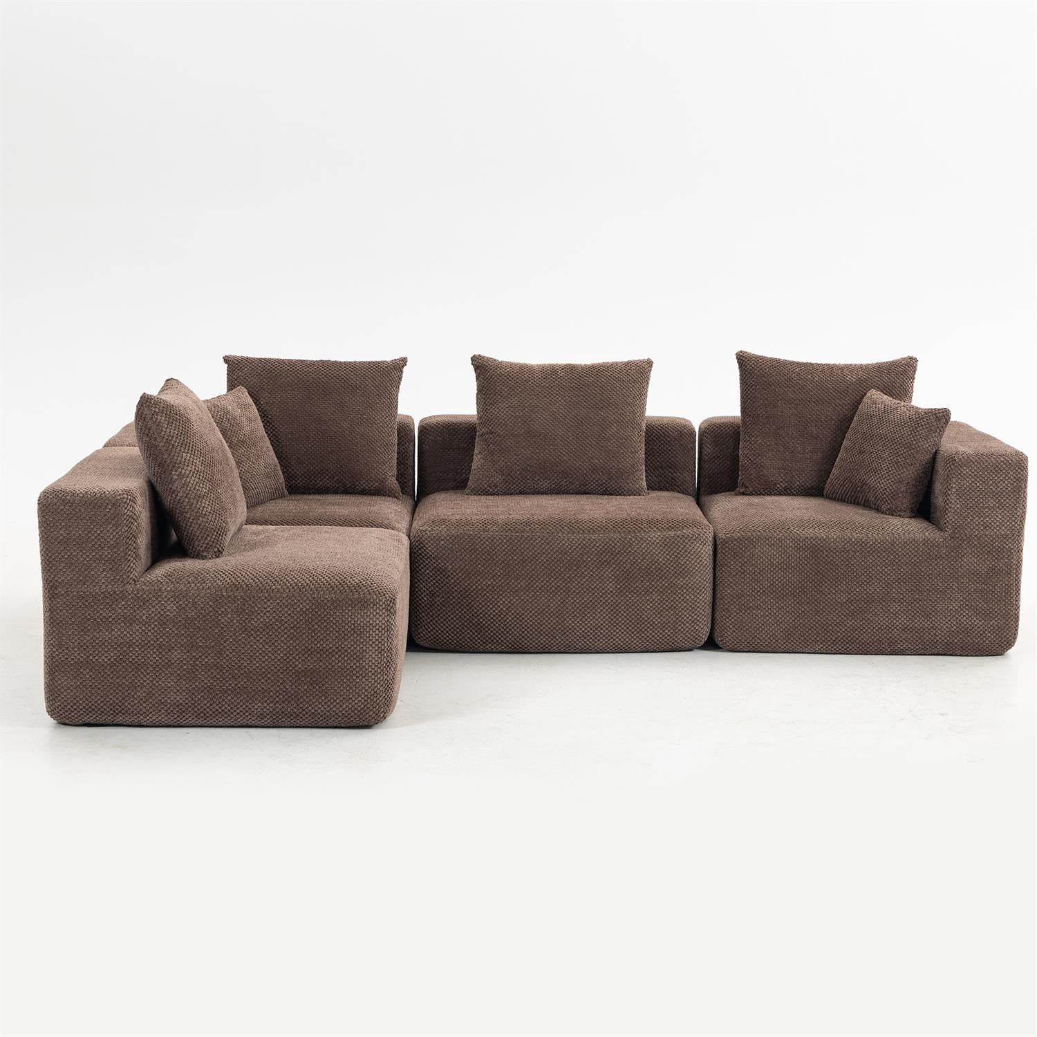 Demi Bonn Modular Sectional for Living Room - Full - Foam, Textured ...