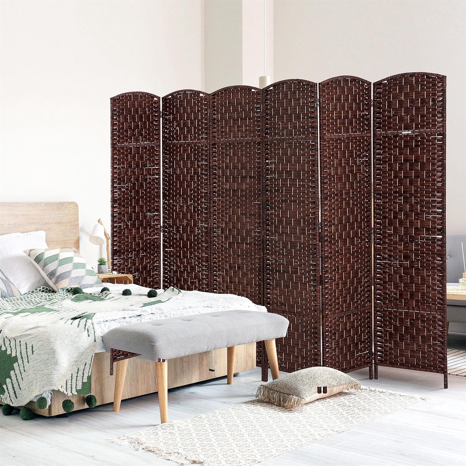 Demi Bonn Room Divider, 6 Panel Folding Privacy Screen, 6ft Tall ...