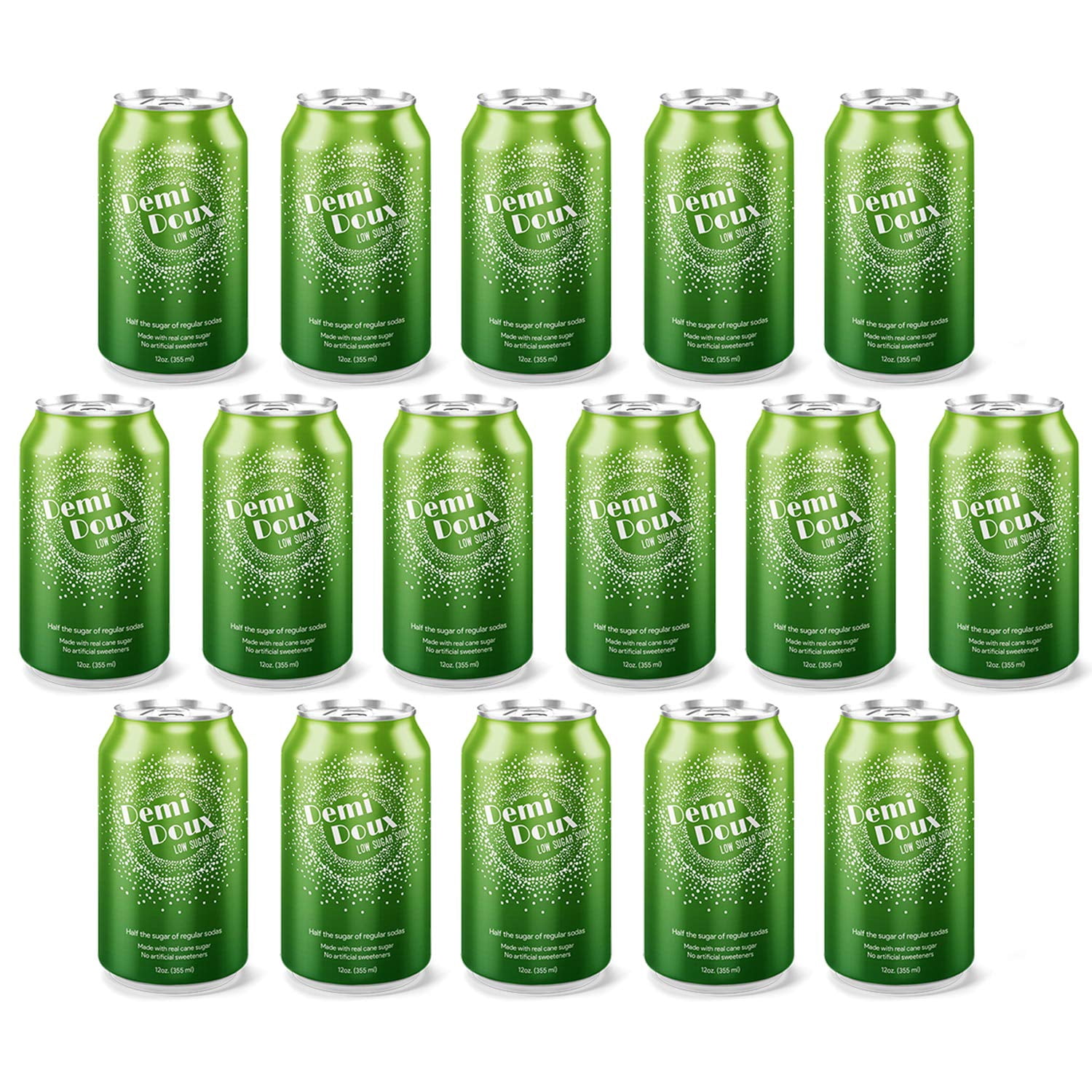 Demi Doux Low Sugar Ginger Ale Soda 16-Pack - Walmart.com