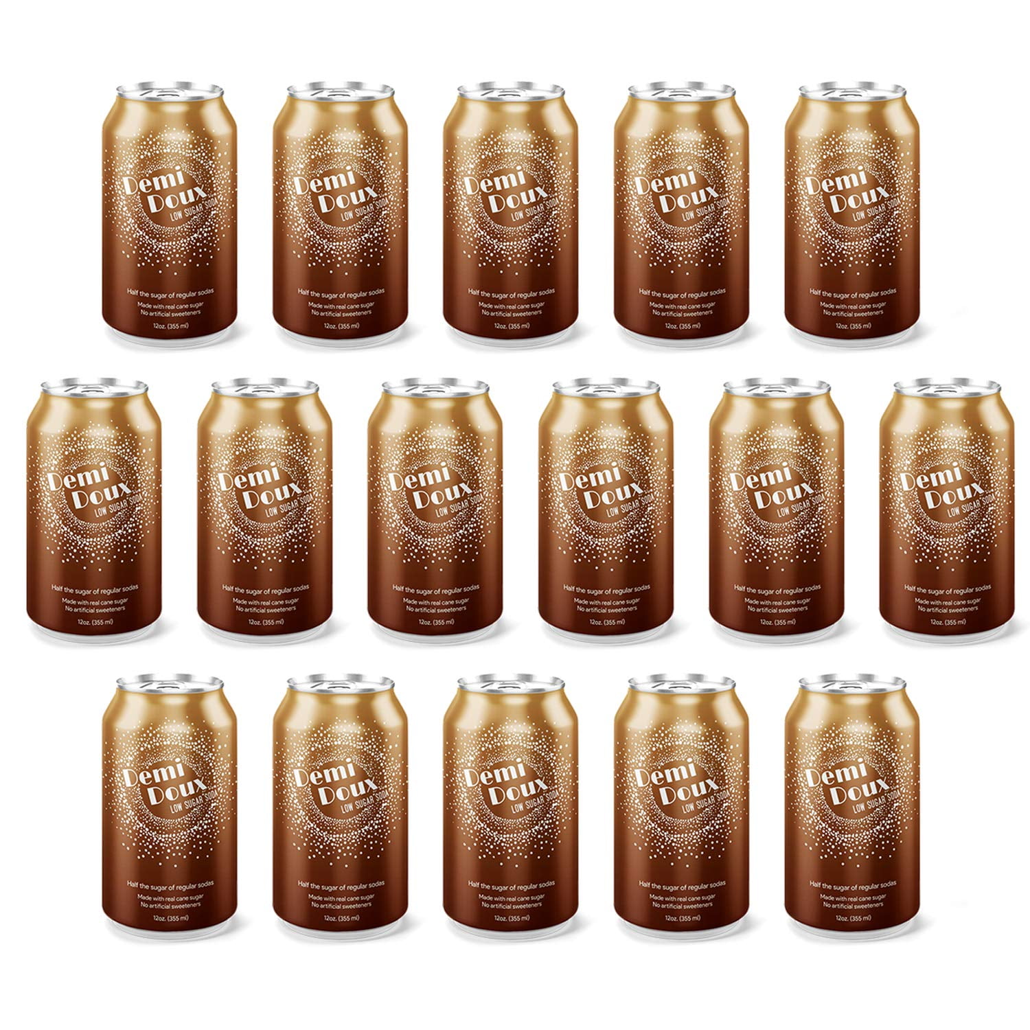 Demi Doux Low Sugar Root Beer Soda 16-Pack - Walmart.com