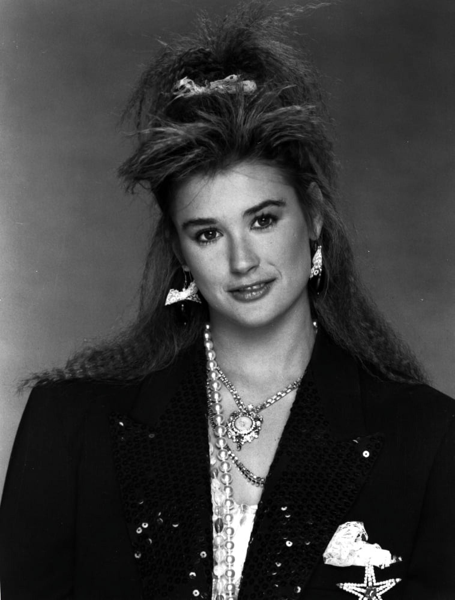 Demi Moore in Classic Portrait wearing Black Coat Photo Print (8 x 10 ...